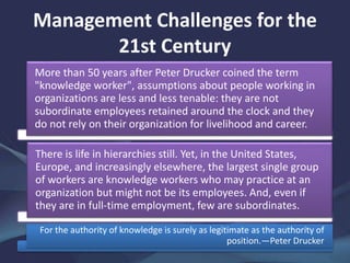 Managing Knowledge Workers | PPTX