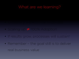 Managing Large Scale Agile Transformation | PDF