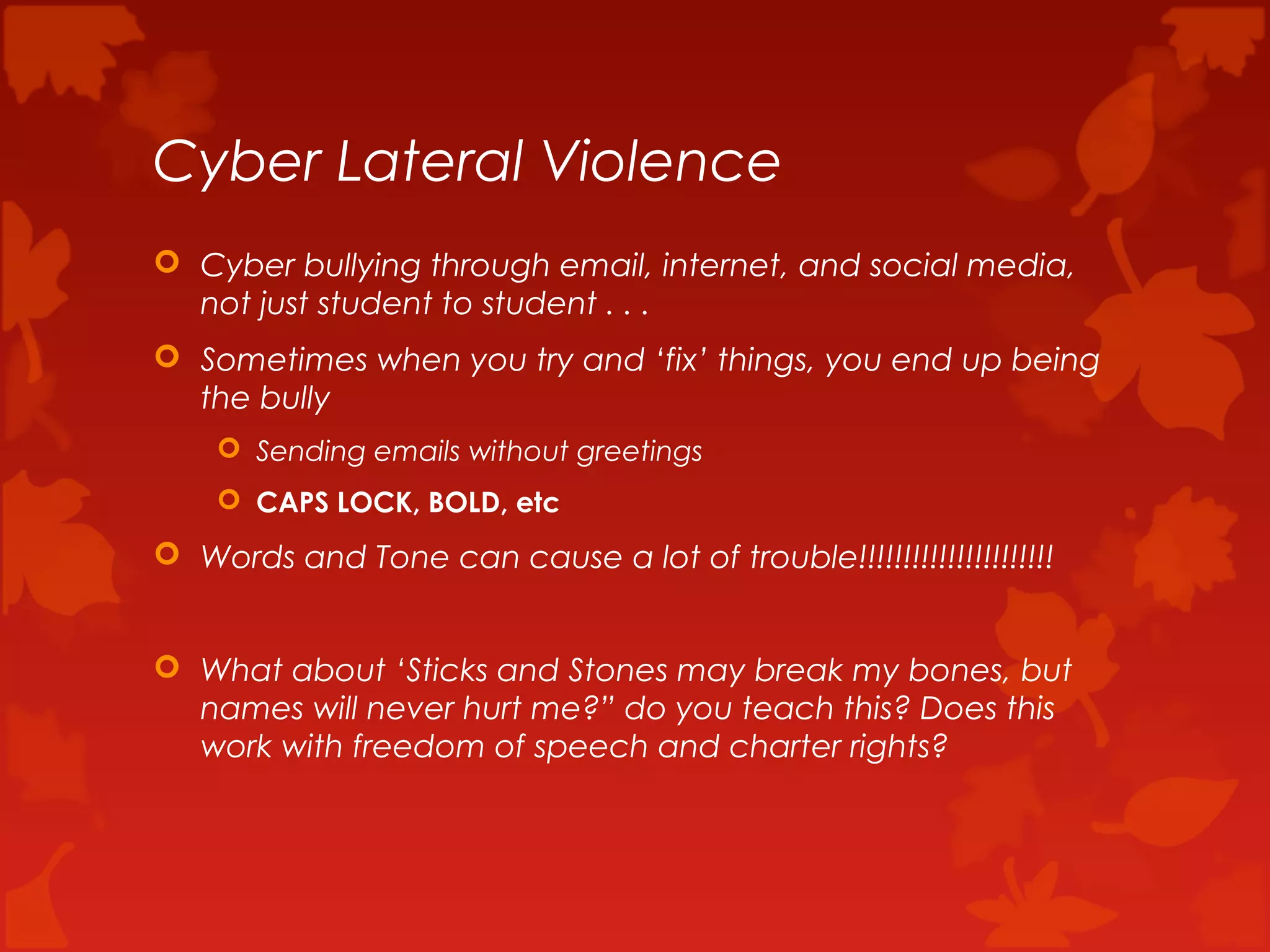 Managing lateral violence and its impact | PPT