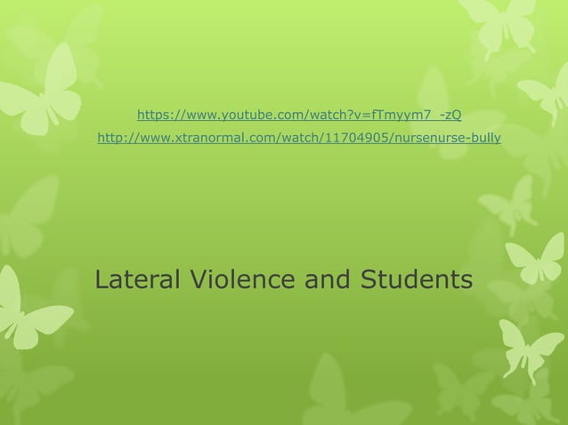 Managing Lateral Violence and its Impact on the Team: Nurses and ...