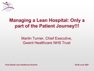 Managing Lean Hospitals | PPT