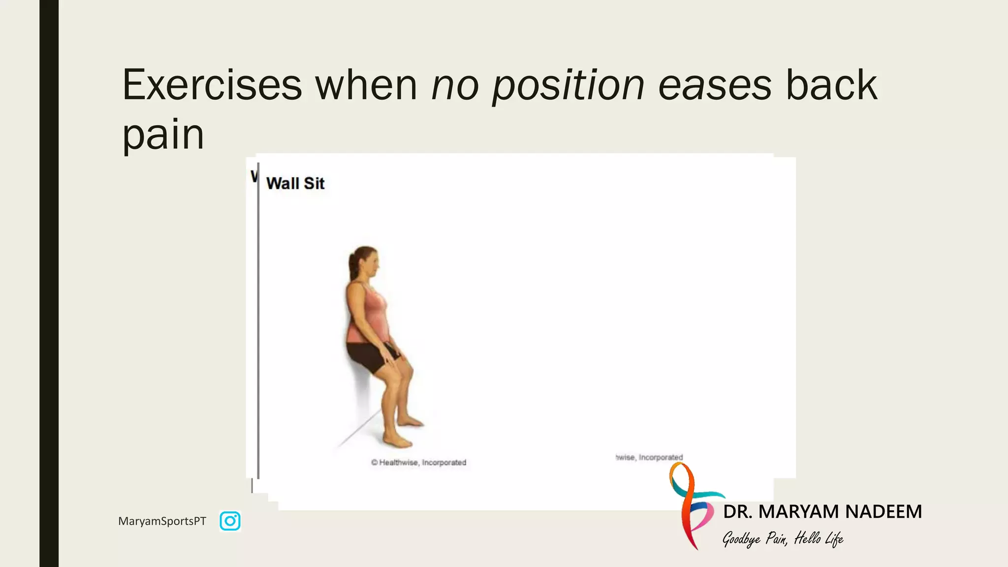 Physiotherapy Management of Low Back Pain | PDF