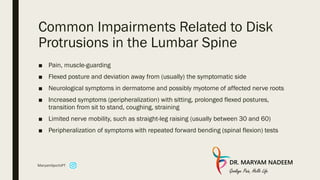Physiotherapy Management of Low Back Pain | PDF