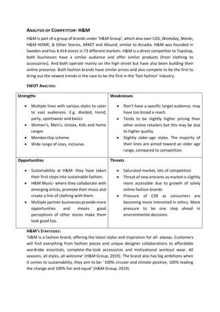 Managing Marketing in Business- Topshop | PDF