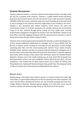 Managing Marketing in Business- Topshop | PDF