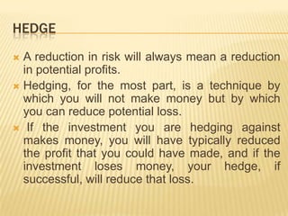 Managing market risk | PPTX