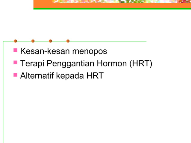 Managing menopause | PPT