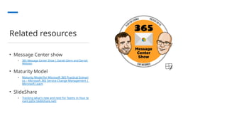 How and Why You Should Manage M365 Message Center in Planner | PPT