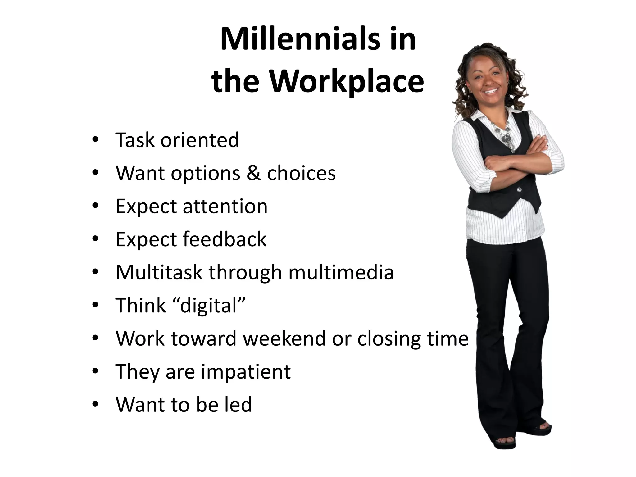 Managing Millenials at Workplace | PDF