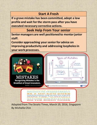 Turn Mistakes Into learning Opportunities | DOCX