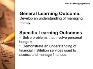 Managing Money | PPT