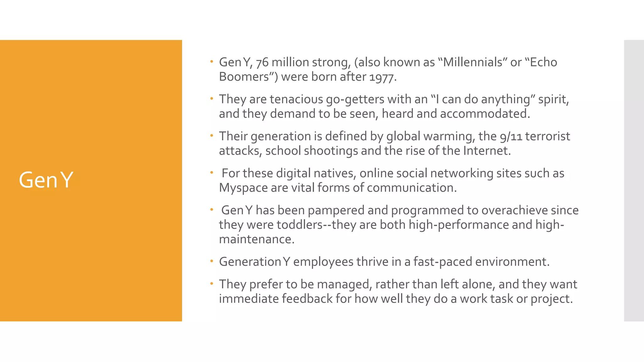 Managing multi generational workforce | PPTX