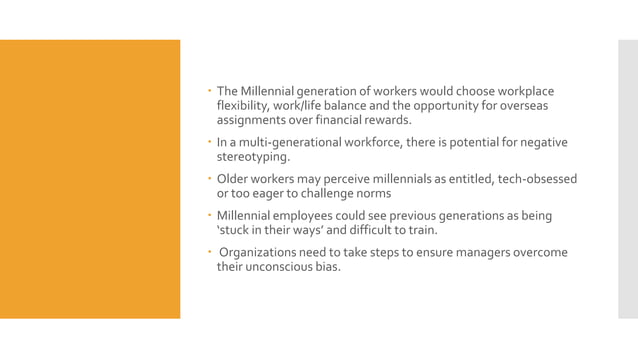 Managing multi generational workforce | PPTX
