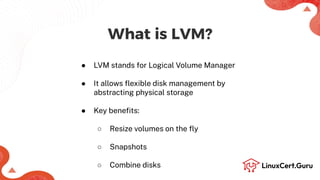 Managing Multiple Logical Volumes - RHCSA+.pdf