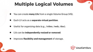Managing Multiple Logical Volumes - RHCSA+.pdf