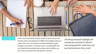 Managing Multiple Projects Tips and Tools for Business Success!.pptx