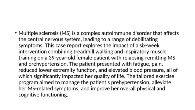 Managing Multiple Sclerosis and Prehypertension.pptx