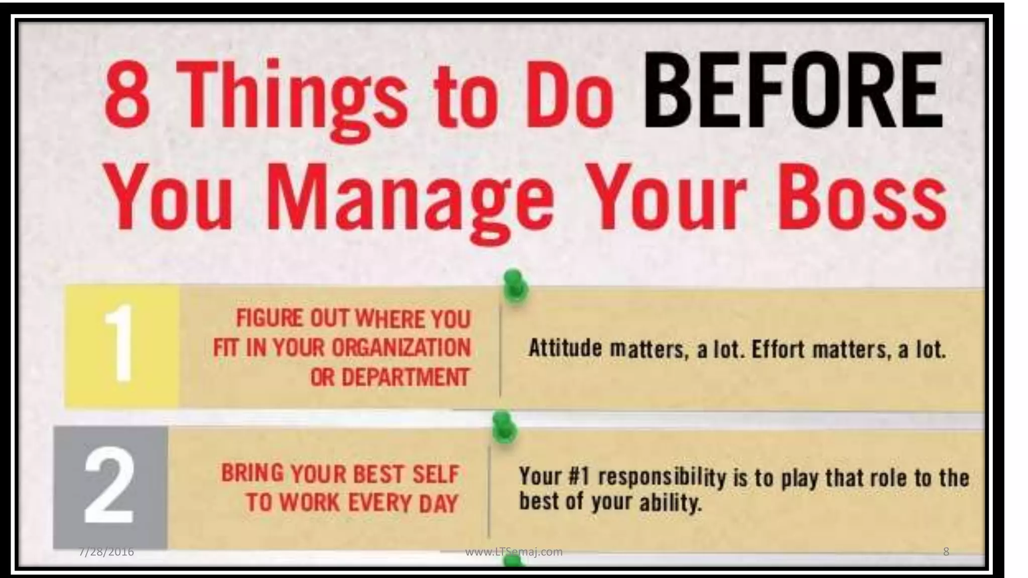 Managing my boss | PPTX