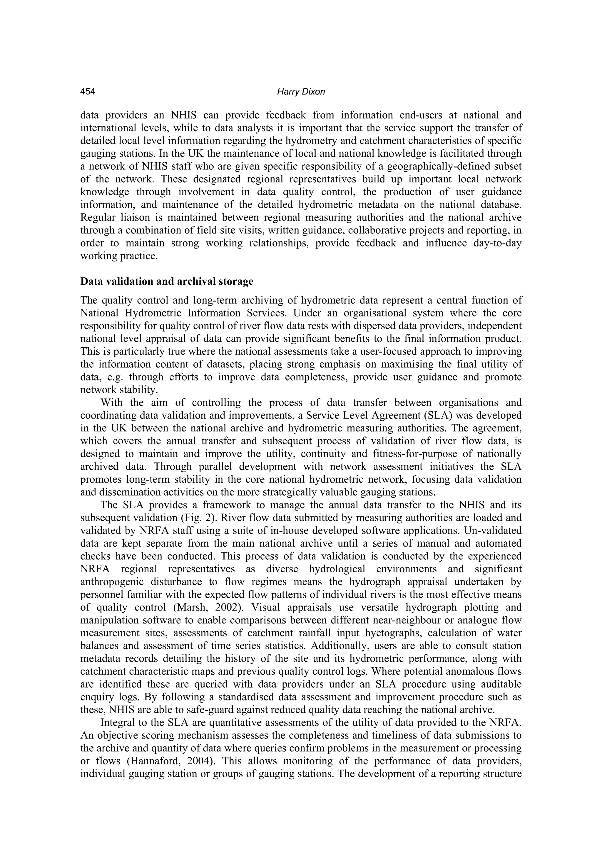 Managing national hydrometric data from data to information | PDF