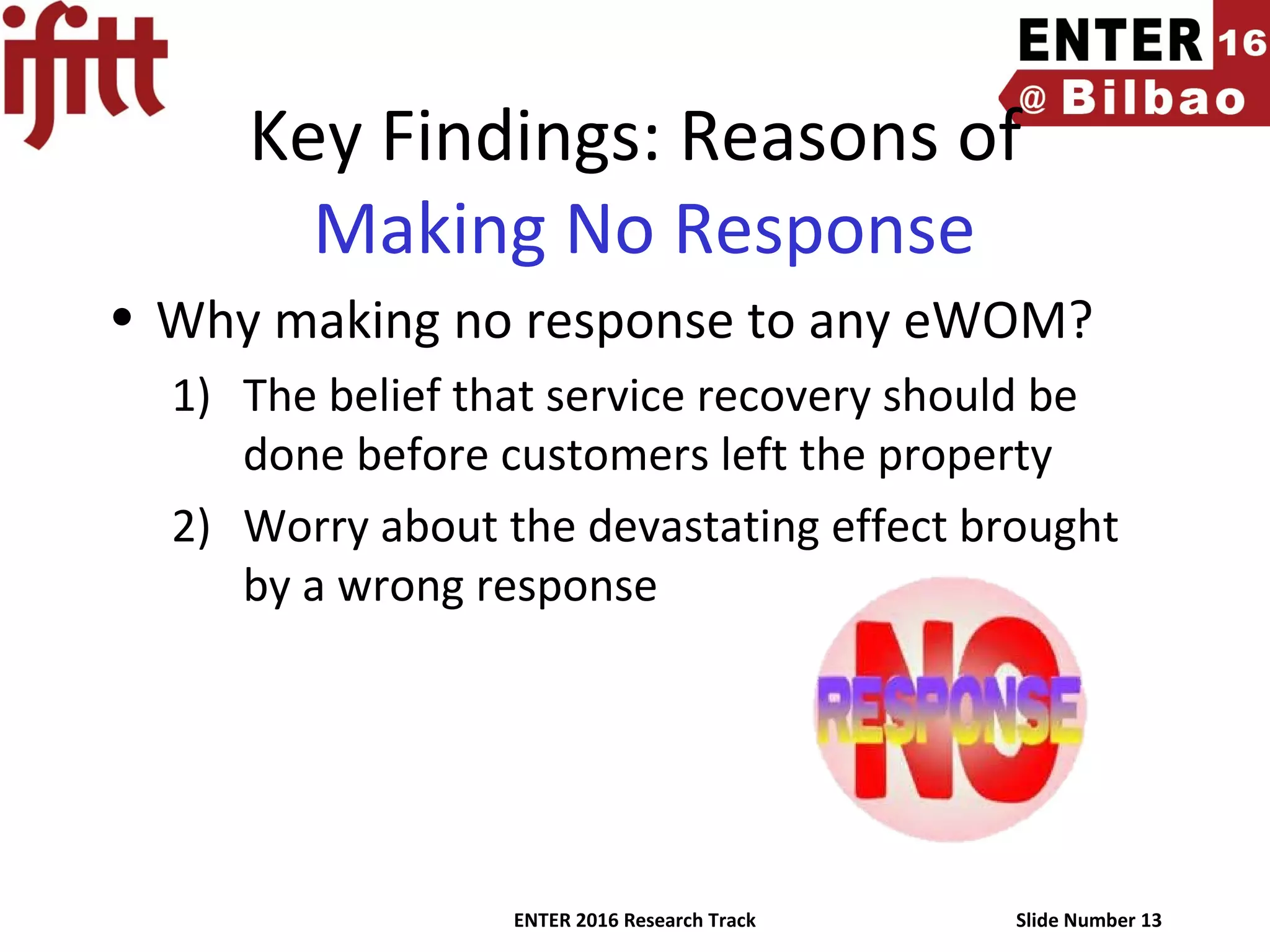 Managing negative electronic word of mouth (eWOM) from the perspective ...