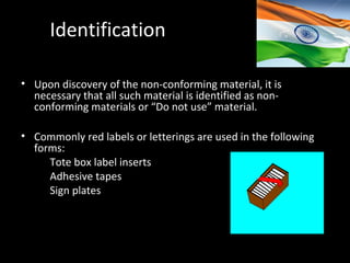 Managing non conformance colonel sri(titto sunny) | PPT