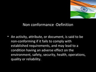 Managing non conformance colonel sri(titto sunny) | PPT