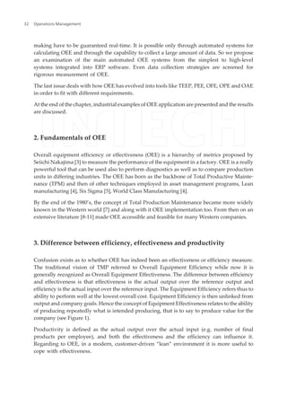 Managing OEE o optimize factory performance | PDF