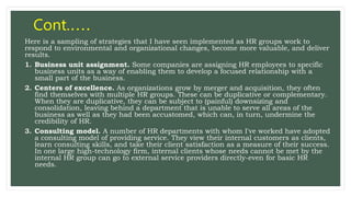 Managing of HRM in 21st century | PPTX
