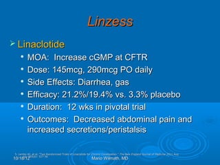 Managing Opioid Induced Constipation Final | PPT
