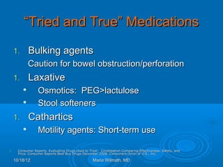 Managing Opioid Induced Constipation Final | PPT