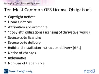 Managing OSS license obligations | PDF