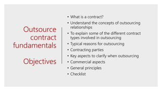 Managing outsource IT contracts - Fundamentals | PPT