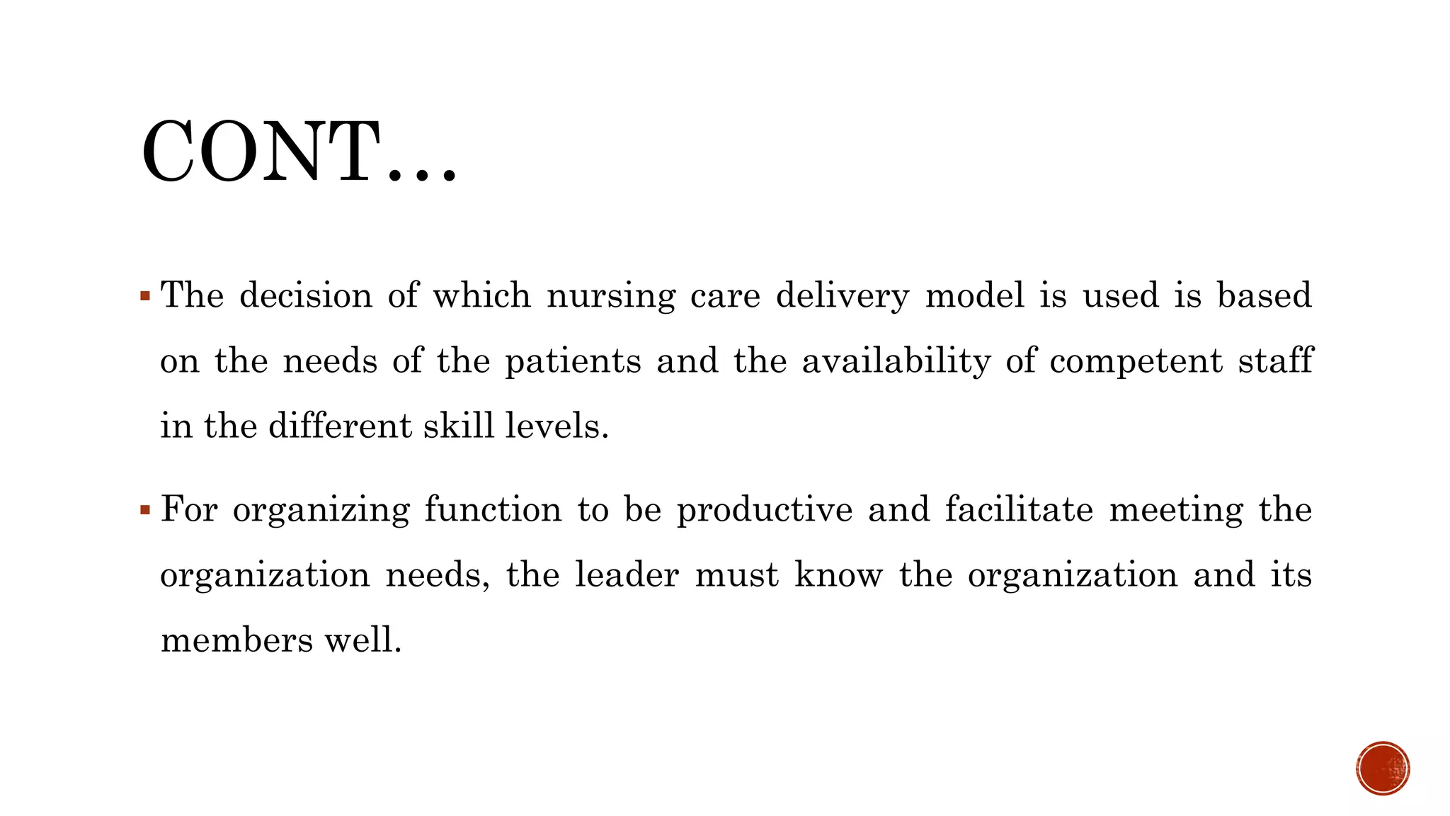 Managing patient care | PPTX