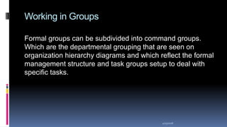 Managing people and organizing team | PPTX