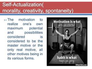 Managing people motivation | PPTX