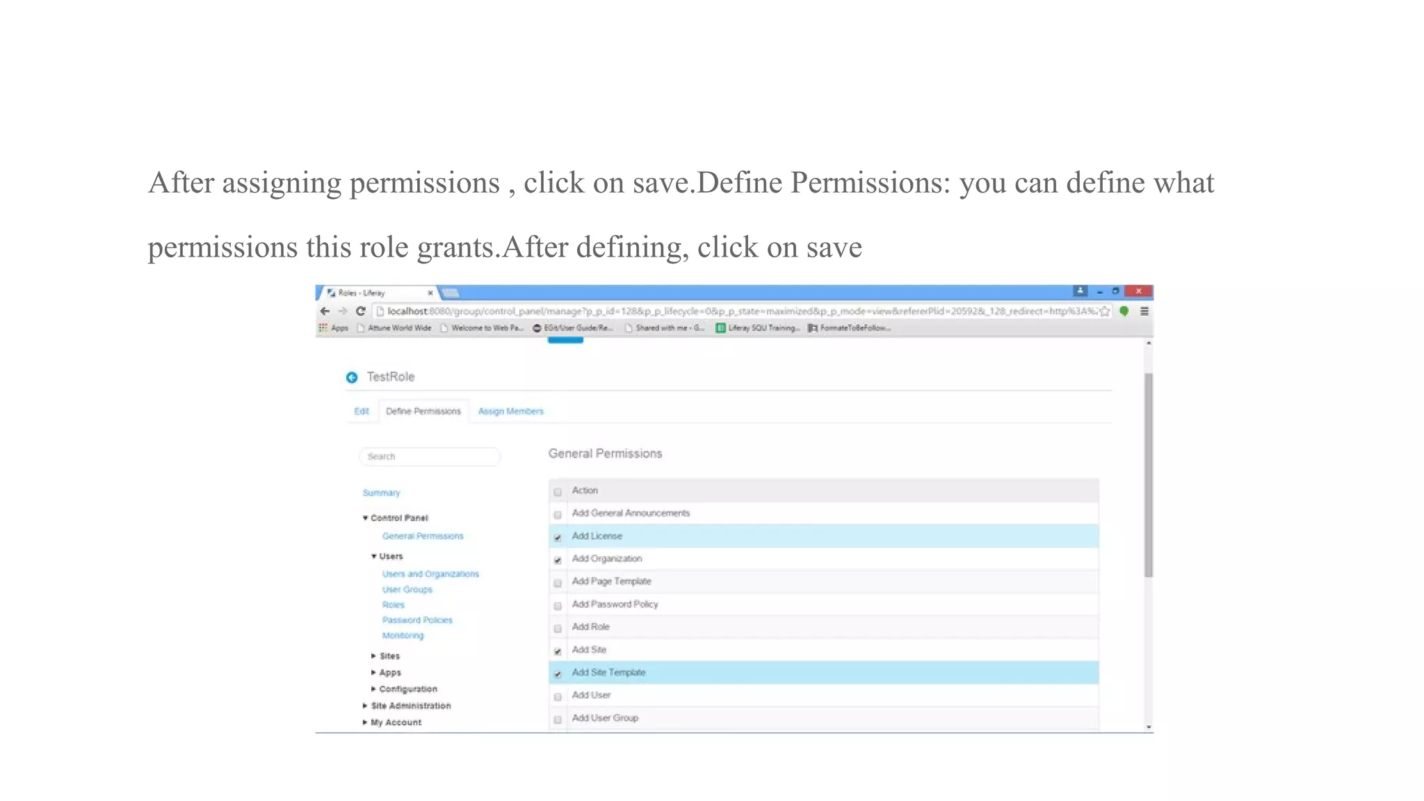 Roles and Permissions - Liferay Developer | PPTX