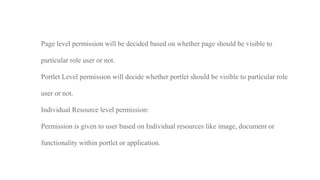 Roles and Permissions - Liferay Developer | PPT