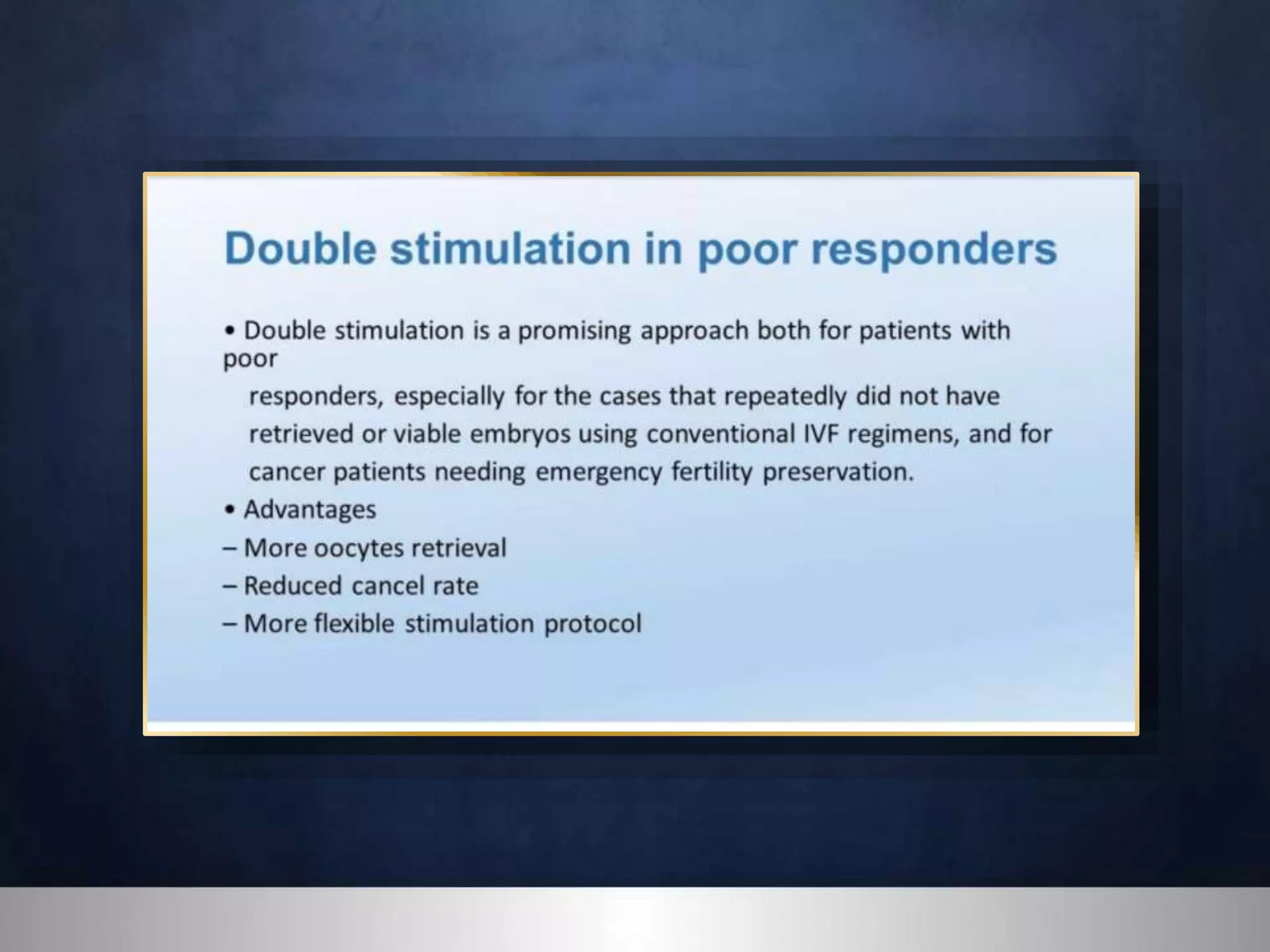 Managing poor responders in IVF | PPTX