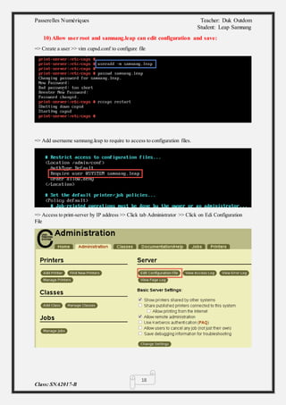 Managing Printer On Linux | DOCX | Operating Systems | Computer Software and Applications