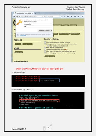 Managing Printer On Linux | DOCX | Operating Systems | Computer Software and Applications