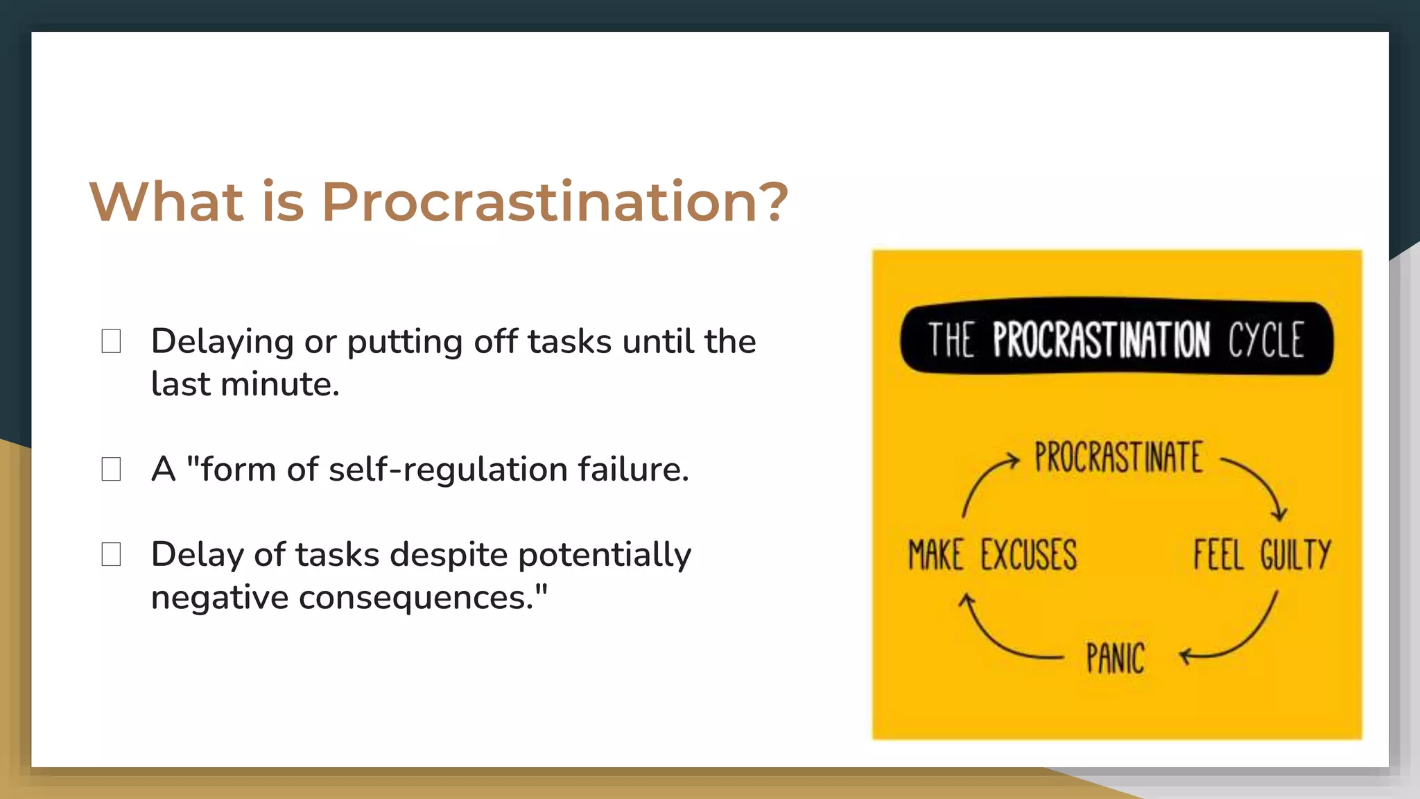 Managing Procrastination – Time Management.pptx