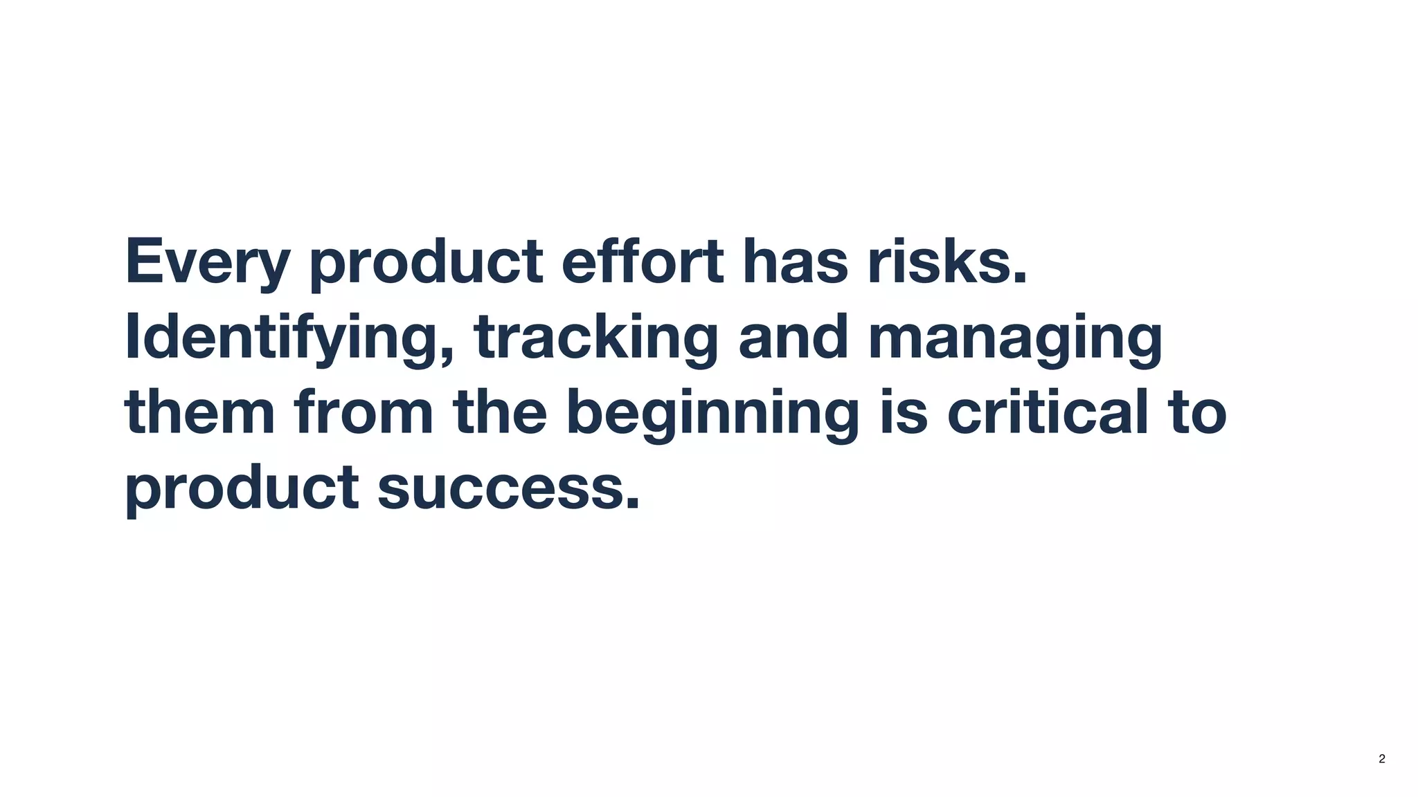 Managing product risk | PDF
