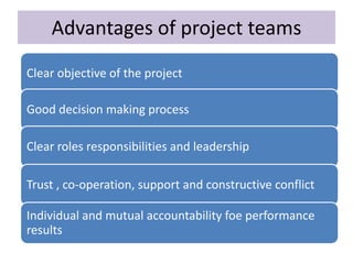 Managing project teams | PPTX
