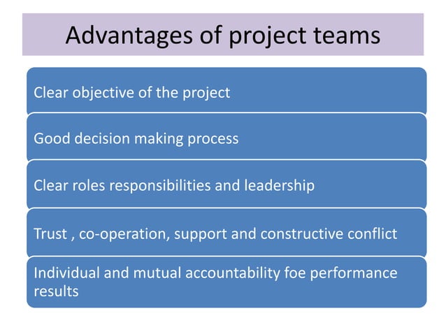 Managing project teams | PPTX | Career Advice | Careers