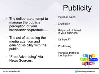 Managing publicity & pr with social media (nigeria) | PPT