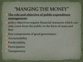 Managing public money | PPTX