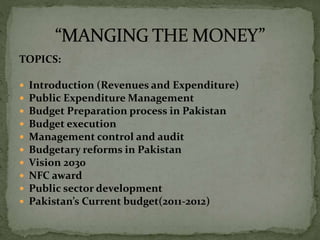 Managing public money | PPTX