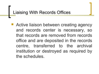 Managing records center | PPT