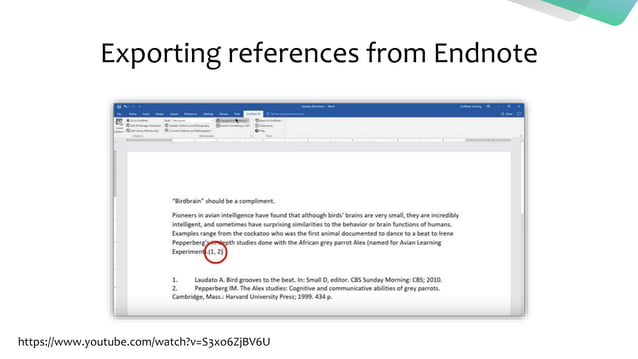 Managing references | PPT