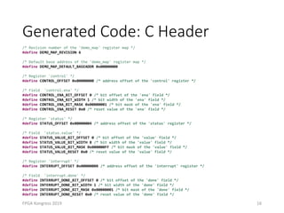 Managing register banks in the cloud with airhdl | PPT